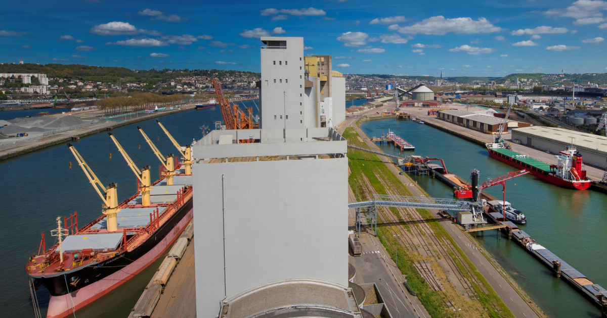 Le trafic du port de Rouen à la hausse