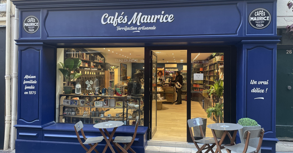 Cafés Maurice ouvre une nouvelle boutique à Toulon