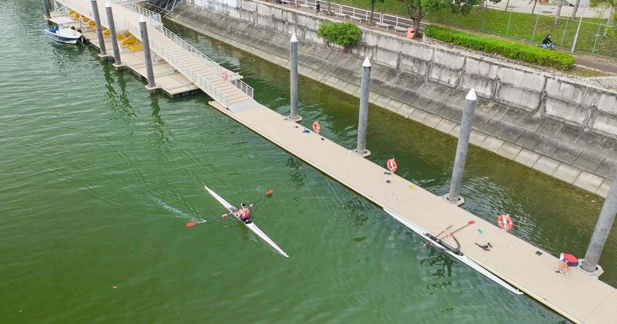 Poralu Marine construit un ponton pour le club d’aviron du Hong Kong ...