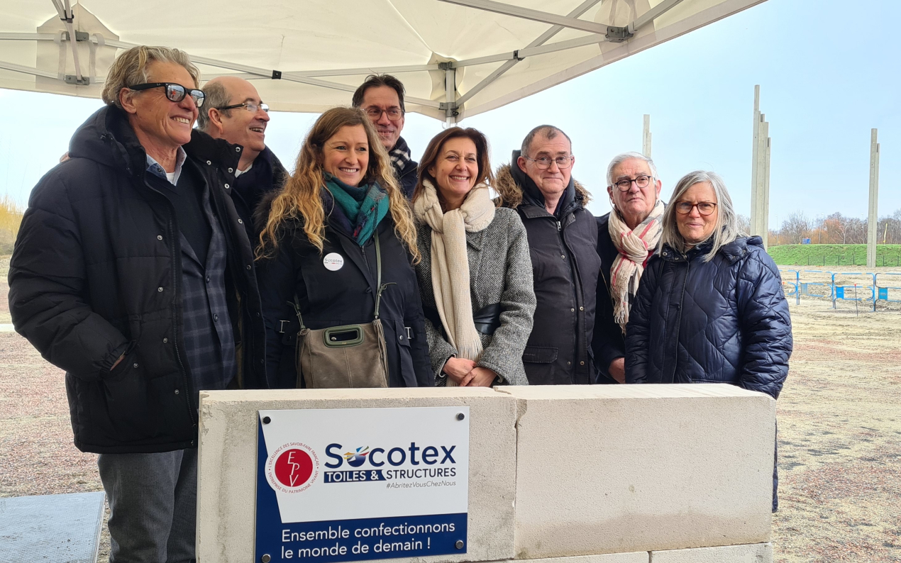 Socotex pose la première pierre de sa future usine - Le Journal des ...