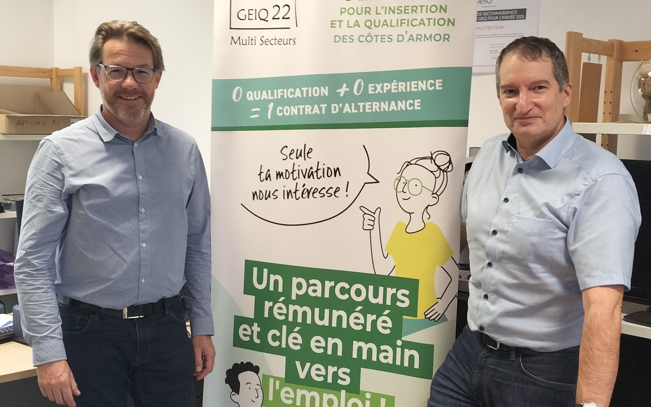 Fabrice Sabin nouveau président du Geiq 22 Multi Secteurs