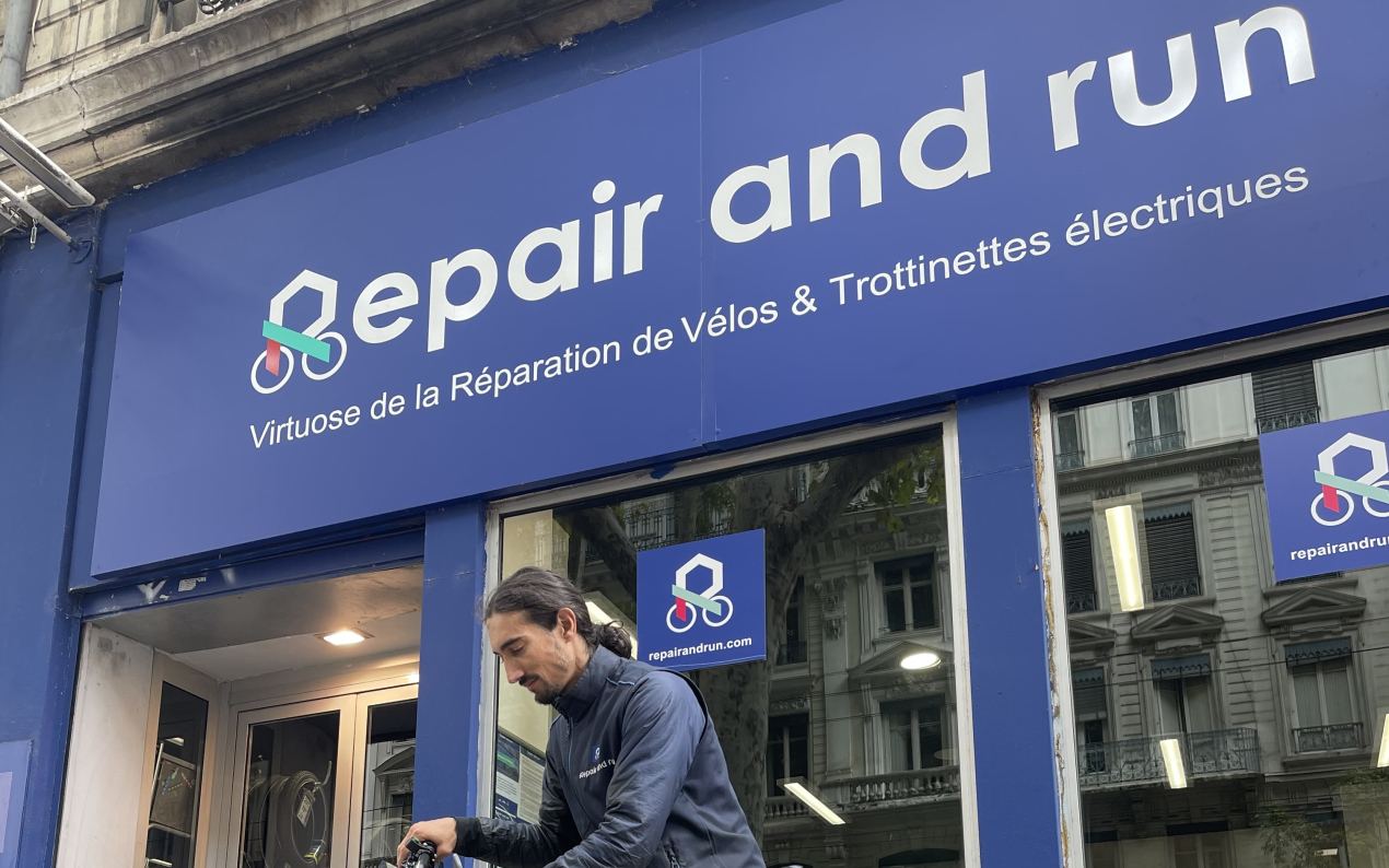 Repair and run, société de réparation de vélos et trottinettes basée ...