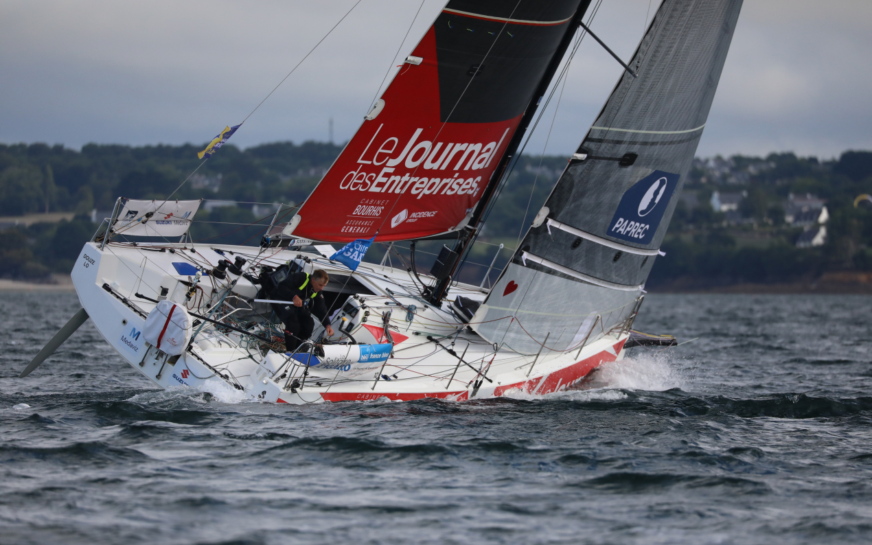 Fred Duthil remporte la première étape de la Solitaire du Figaro